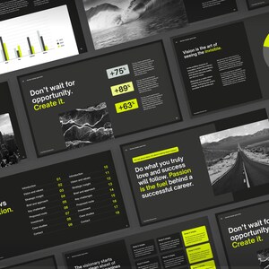 Indesign Pitch Presentation Template | Carbon | Professional ...
