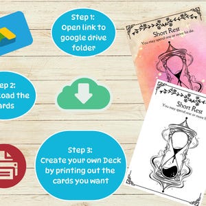 Long and Short Rest Cards [PNG], DND 5e, Dungeon Master Resource, Game ...