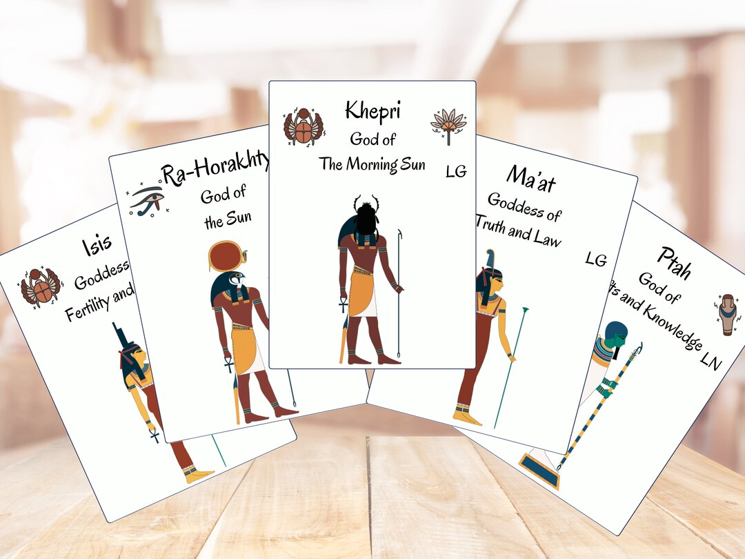 DND Ancient Egypt Gods Cards, Homebrew for DND 5e, Adapted and Expanded ...