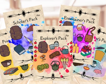 DND Ration Cards PNG, DND 5e, Dungeon Master Resource, Game Master ...