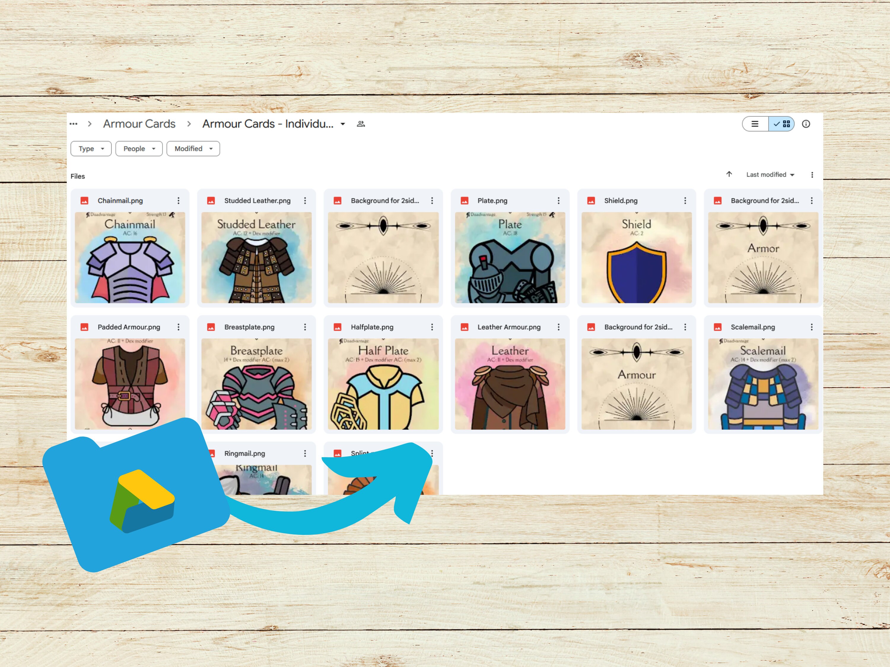DND Armour Cards [PNG], DND 5e, Dungeon Master Resource, Game Master ...