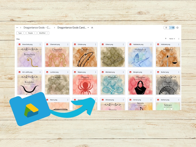 DND Dragonlance Gods Cards [PNG], DND 5e, Dungeon Master Resource, Game ...