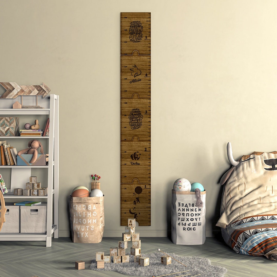 Wooden Growth Chart, Growth Chart for Kids, Custom Growth Chart, Growth ...