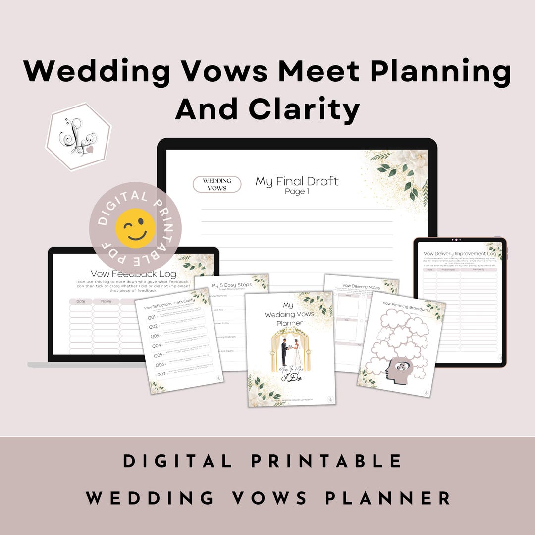 Wedding Vows Planner | Wedding Vows Templates | Brides Weddingvows ...