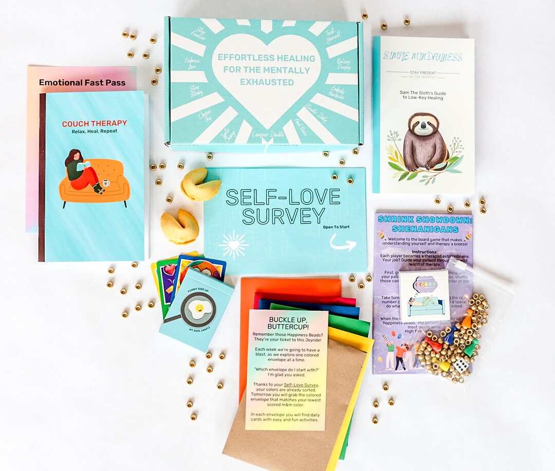 Pretherapy Kit: Engaging Mental Wellness Preparation Box for Therapy Readiness. Reduce Anxiety ...