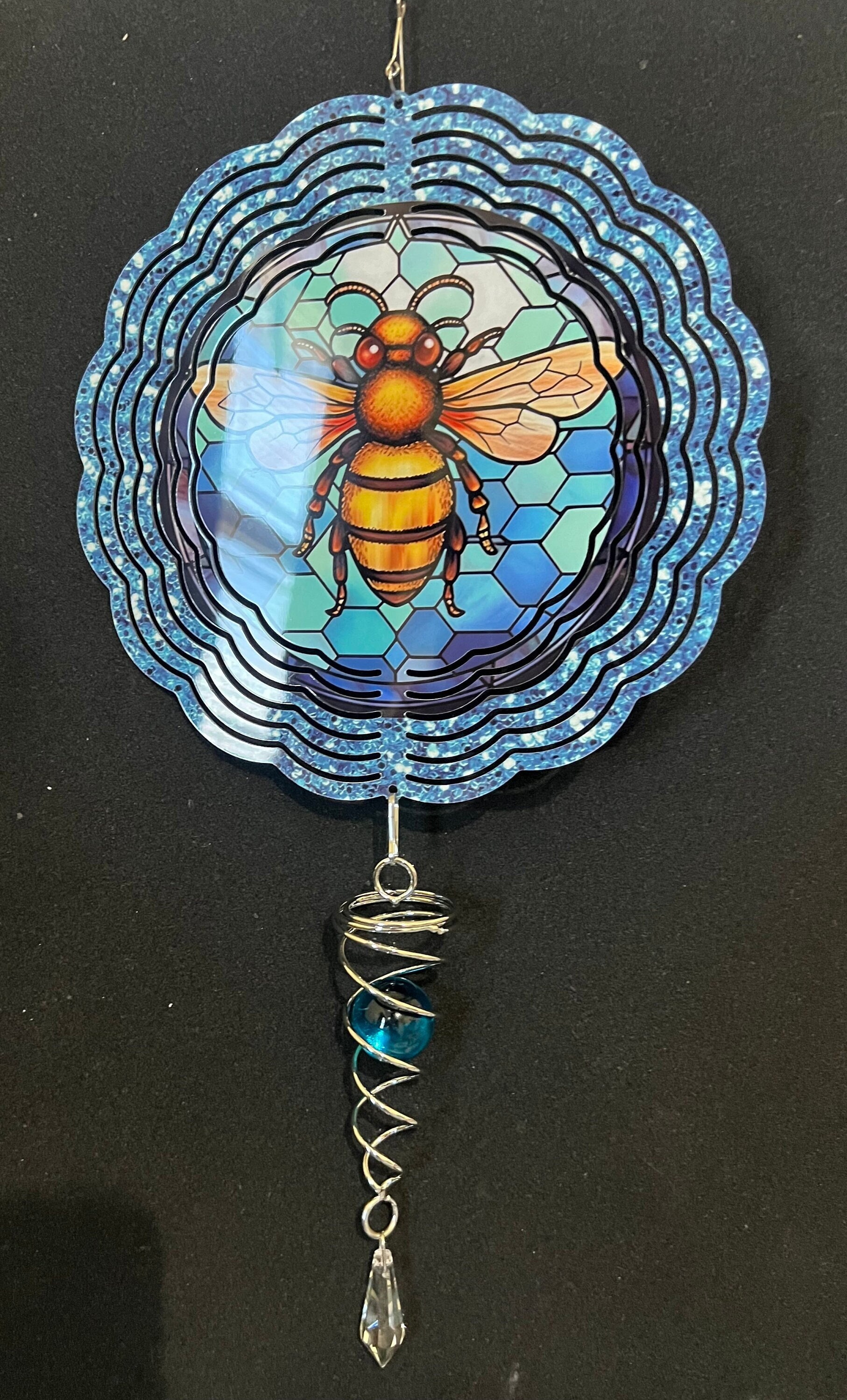 Bumblebee Wind Spinner With Tail 8 Inch - Etsy