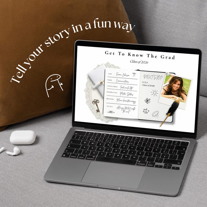 Graduation Website Template Editable in Canva, Class of 2026 Modern ...