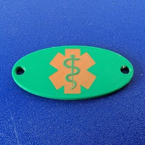 3D Printed Do Not Resuscitate Medical Alert ID Shoe Tag, Durable DNR ...