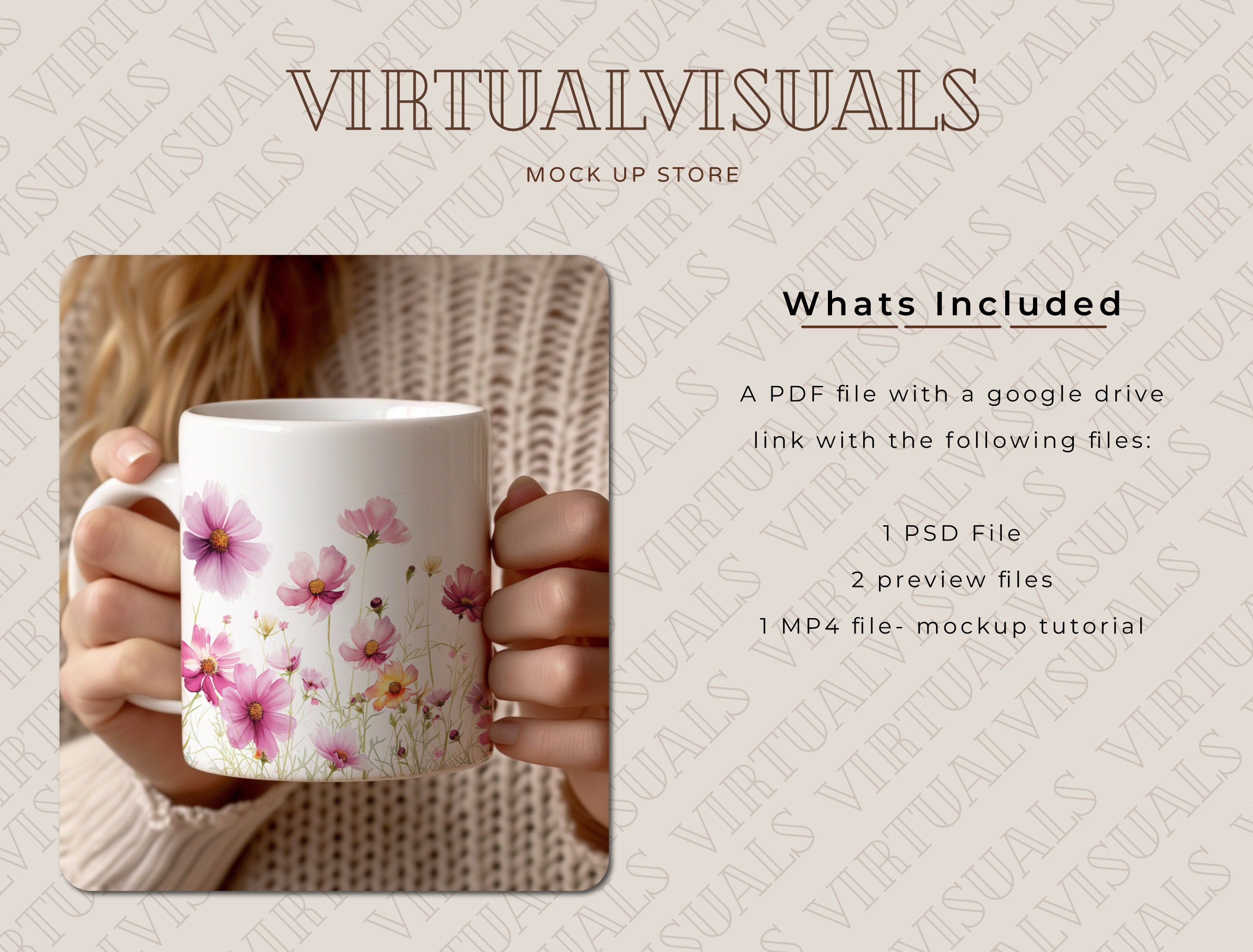 Coffee Mug Mockup | Wrap Around Mockup | 11 Oz White Mug Mockup | Mug ...