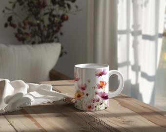 Coffee Mug Mockup Wrap Around Mockup 11 Oz White Mug Mockup Mug Mockup ...
