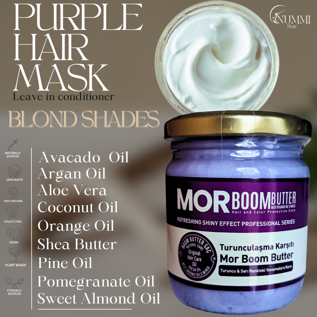 PURPLE HAIR MASK - Etsy