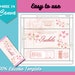Pink Chocolate Wrapper Template Canva Editable - Etsy