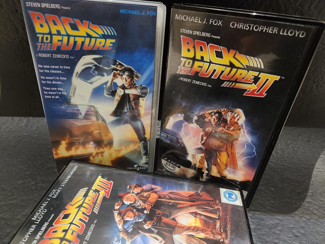 Rare 'back to the Future' 1,2 & 3 VHS Set - Etsy