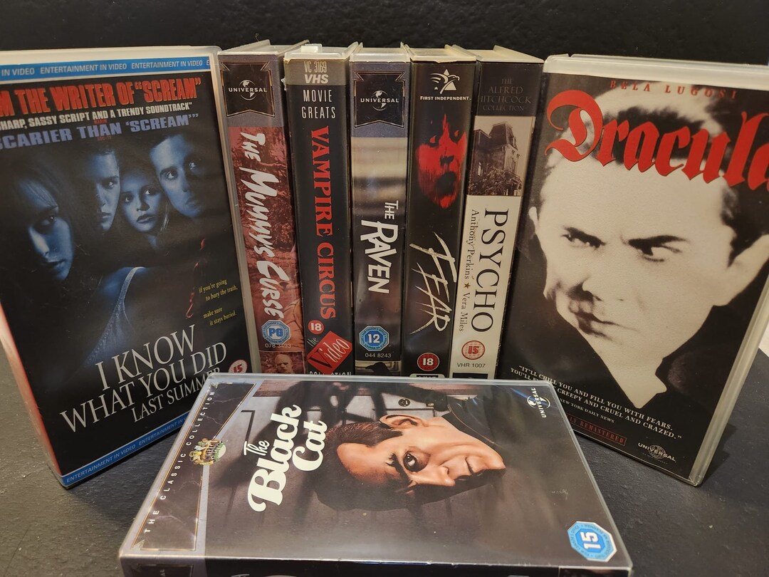Rare VHS Horror Collection 8 in Total - Etsy UK