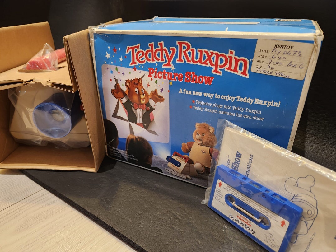 Super Rare Teddy Ruxpin Picture Show New in Open Box - Etsy