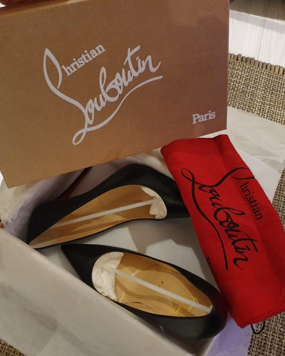 Super Rare Louboutin Kate 100 Nappa Shiny Leather Pumps BRAND NEW - Etsy