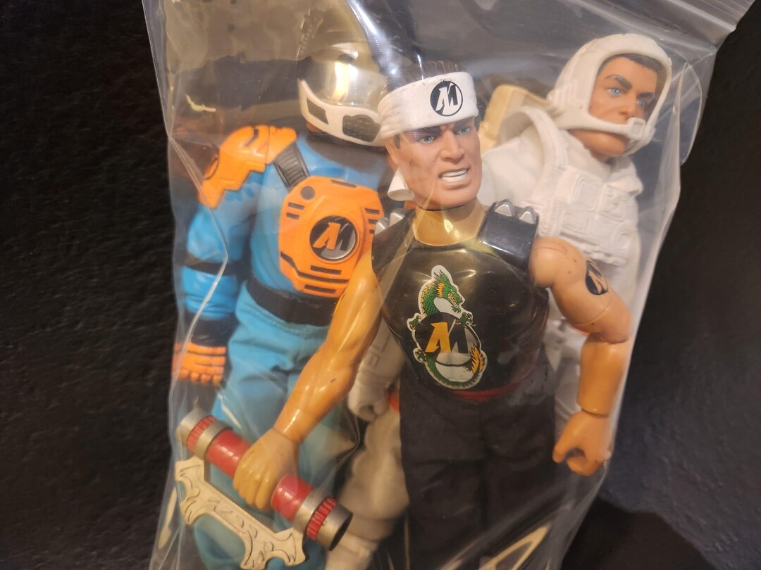 Action Man Super Ninja / Artic Bike / Space 1990's Figures Vintage 12 X ...