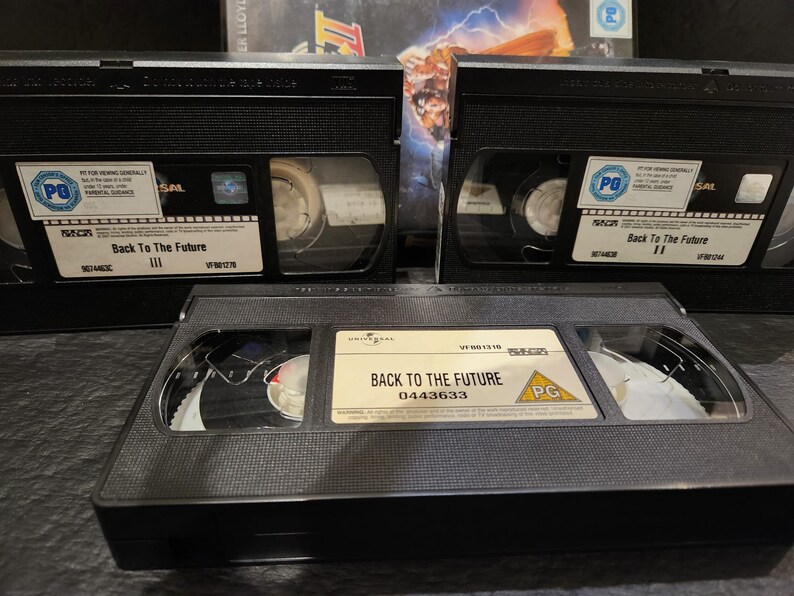 Rare 'back to the Future' 1,2 & 3 VHS Set - Etsy