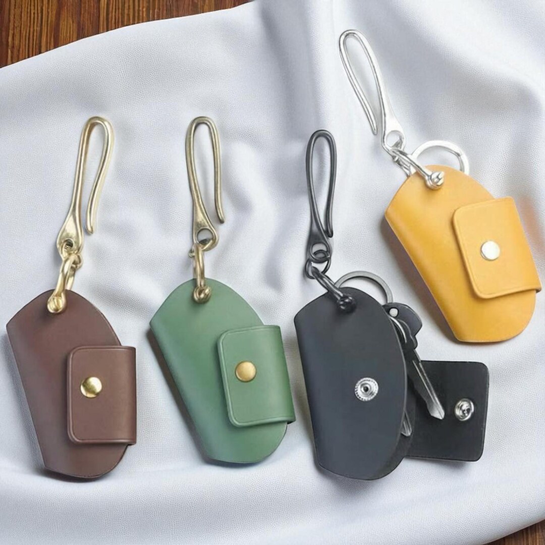 PU Leather Key Bag, Elegant Keychain Pouch, Leather Key Case, Elegant ...