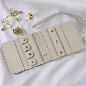 Trendy Portable Jewellery Roll, Rollable Jewellery Organiser, Foldable ...