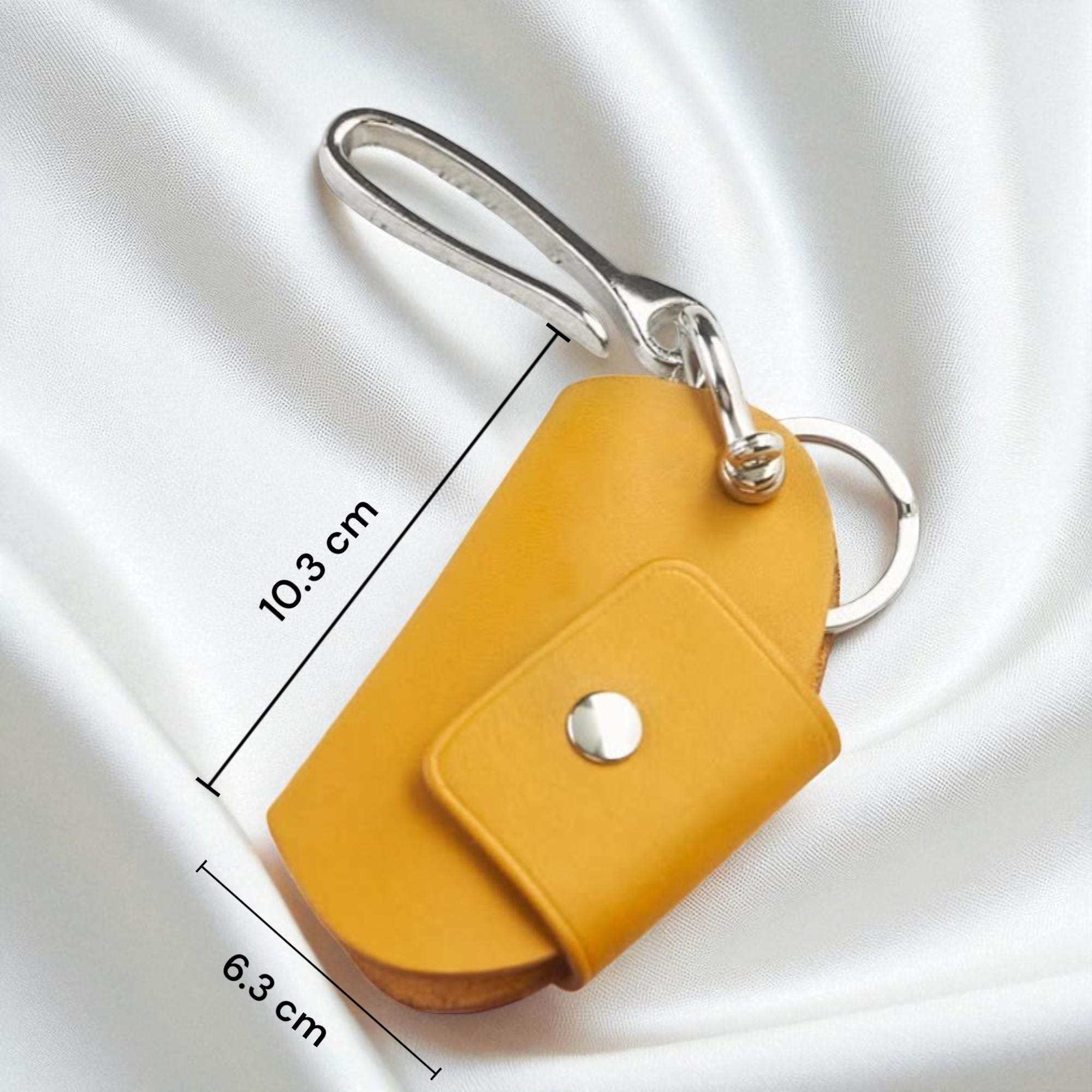 PU Leather Key Bag, Elegant Keychain Pouch, Leather Key Case, Elegant ...