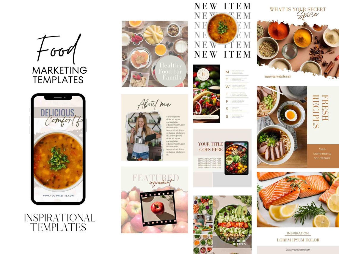 Food Instagram Posts, Healthy Eating Recipe Branding, Dietician ...