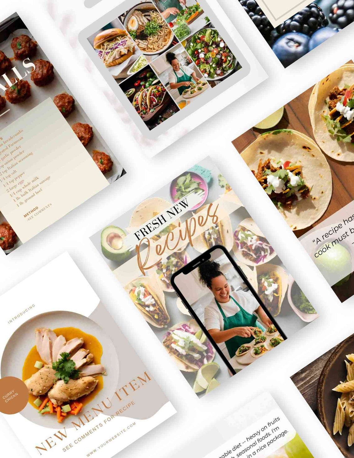 Food Instagram Posts, Healthy Eating Recipe Branding, Dietician ...