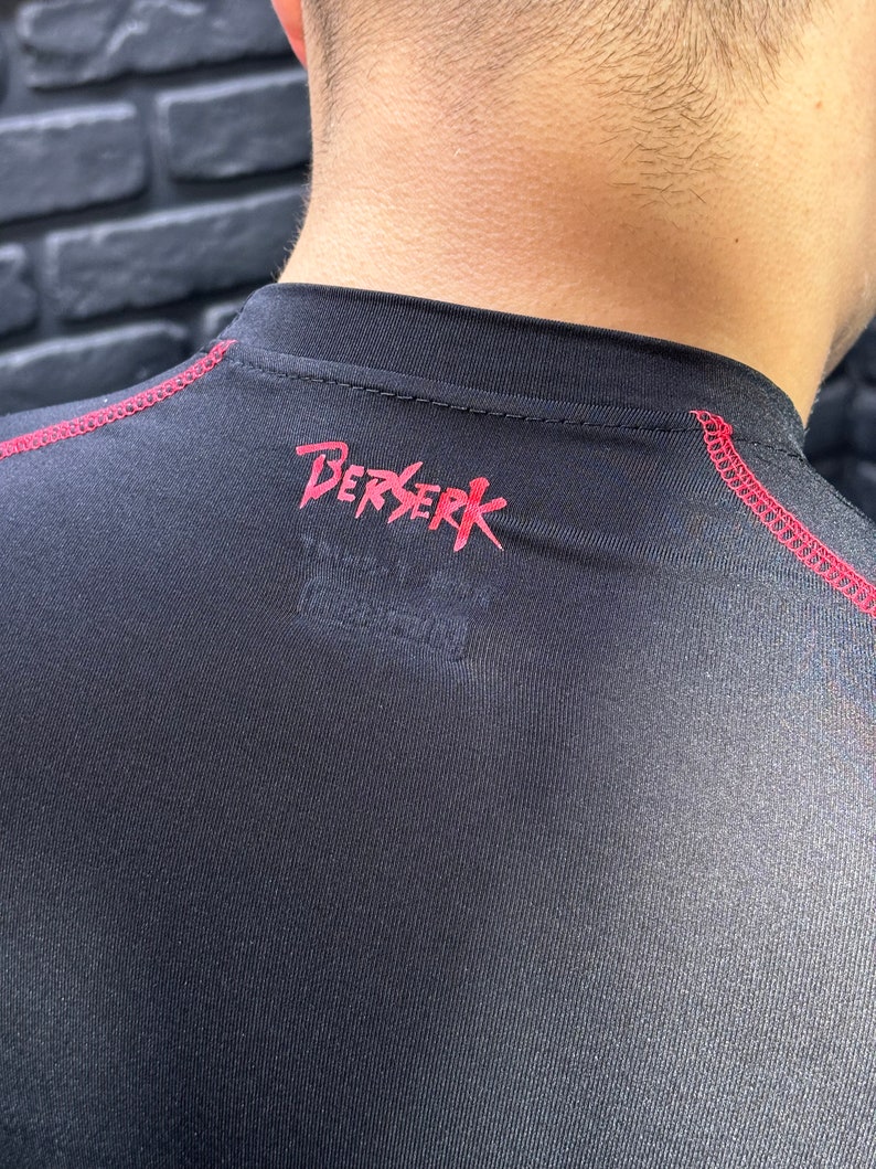 High Quality Man Compression T-shirt Berserk Anime Long Sleeve Gym ...