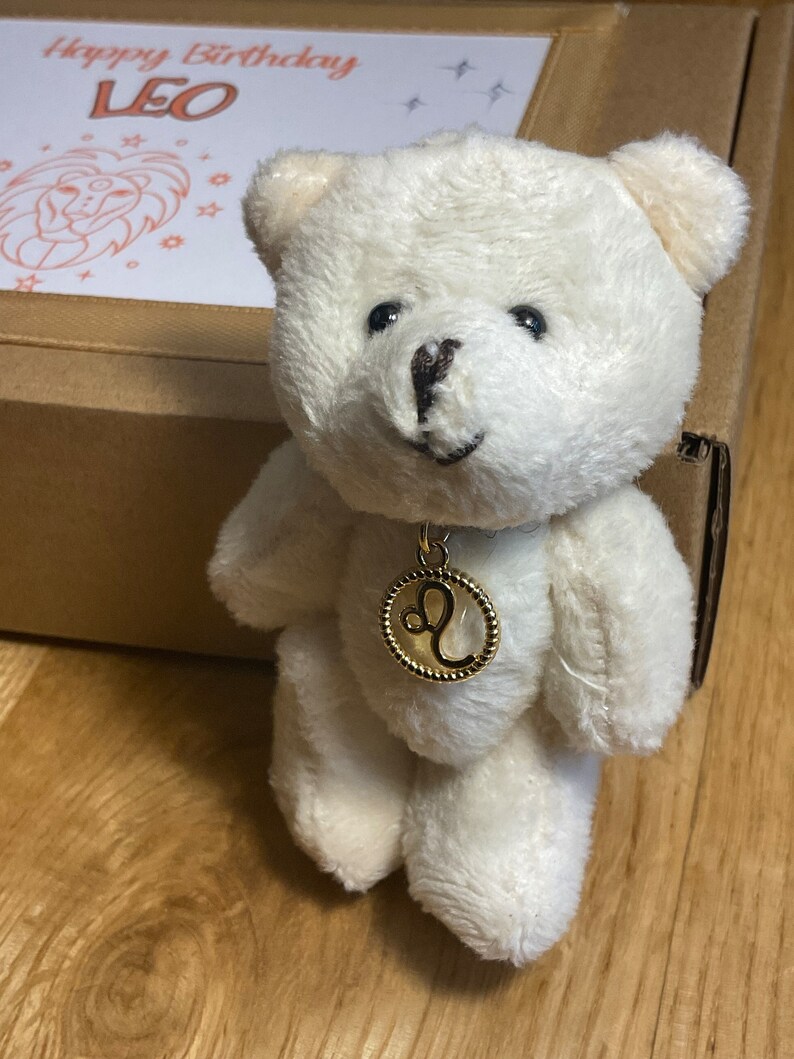 Leo Star Sign Pocket Bear,horoscope, Astrology Follower Gift, Tiny ...