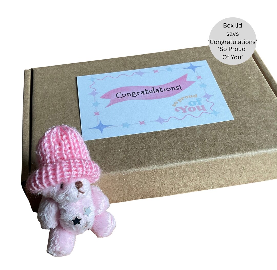 Exam Congratulations Gift, Pink Bear With Superstar Poem. - Etsy