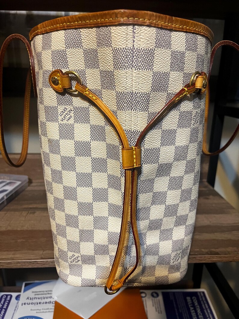 Neverfull MM Louis Vuitton Damier Azur Date Code SA0121 - Etsy