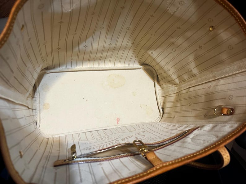 Neverfull MM Louis Vuitton Damier Azur Date Code SA0121 - Etsy