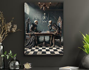 Skeleton With Beer, Skeleton Art, Gothic Printable, Wall Art, Living ...