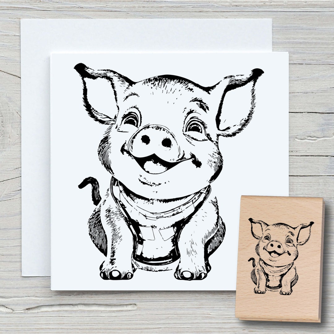 Stamp Ferdi DIY Motif Stamp for Making Cards, Paper, Fabrics Animals ...