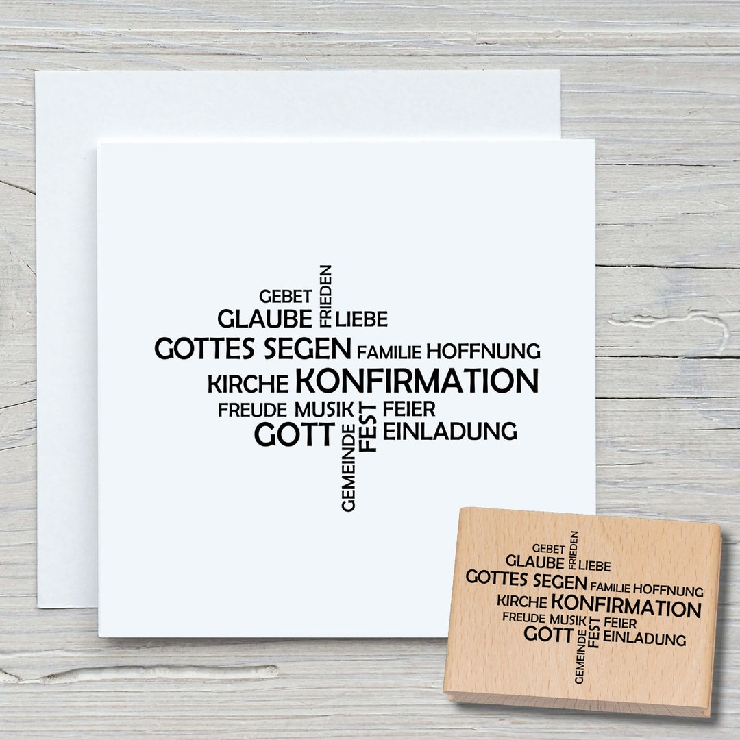 Stamp Confirmation Font DIY Motif Stamp for Making Cards, Paper ...