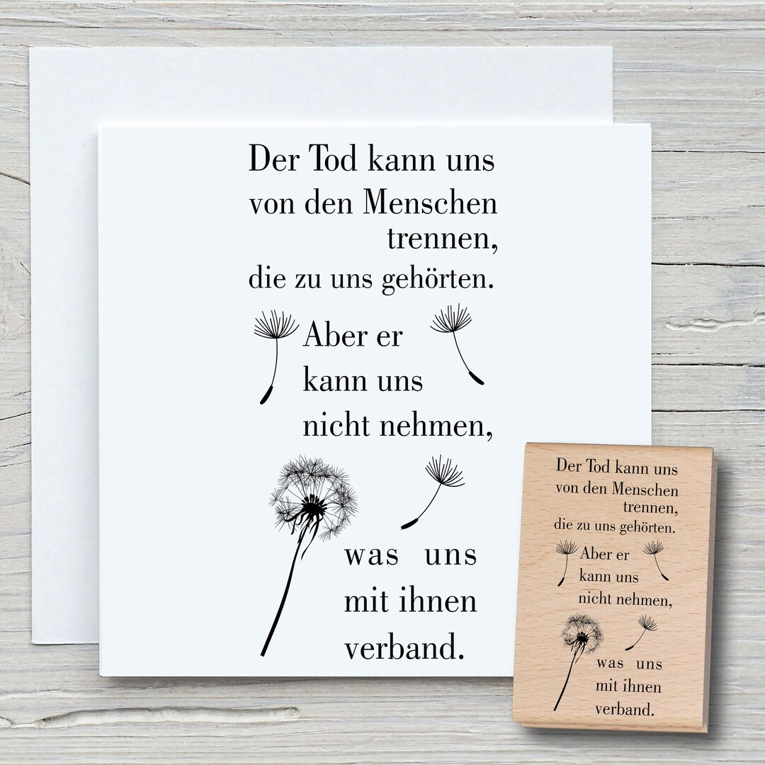 Stamp the Death - DIY Motif Stamp for Crafting Cards, Paper, Fabrics ...