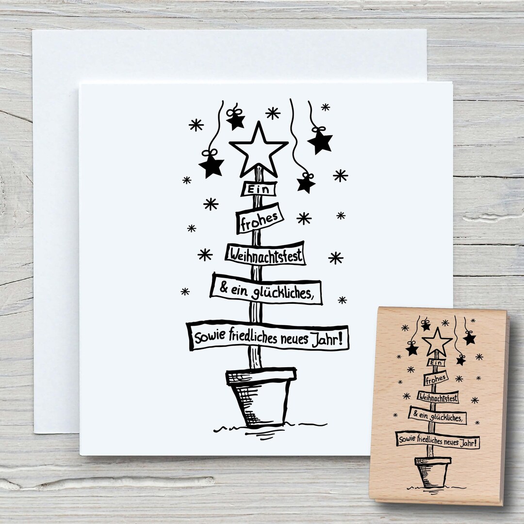 Stamp Christmas Signpost DIY Motif Stamp for Making Cards, Paper ...
