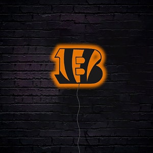 Cincinatti Bengals Led Sign, Bengals Led Light Sign, Bengals Fan Gift ...