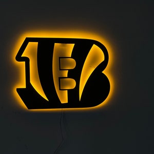 Cincinatti Bengals Led Sign, Bengals Led Light Sign, Bengals Fan Gift ...