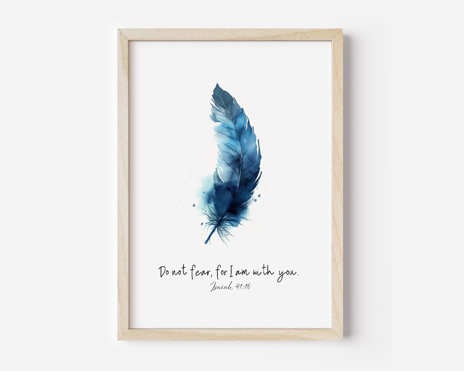 Do Not Fear Bible Verse Wall Art, Christian Wall Art, Isaiah 41:10 ...