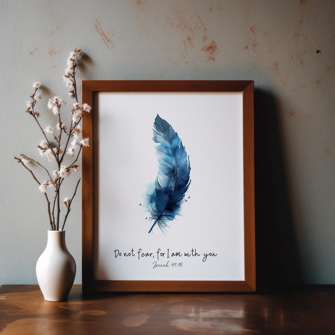 Do Not Fear Bible Verse Wall Art, Christian Wall Art, Isaiah 41:10 ...