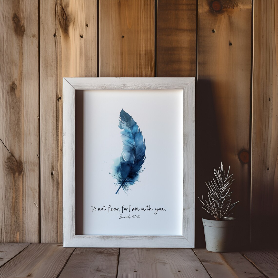 Do Not Fear Bible Verse Wall Art, Christian Wall Art, Isaiah 41:10 ...