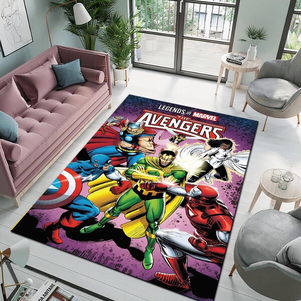 Avengers Rug - Etsy