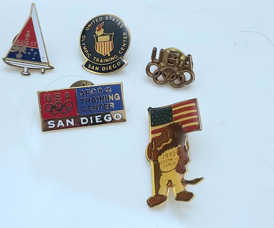 Assorted Vintage Olympic Lapel Pins - Etsy