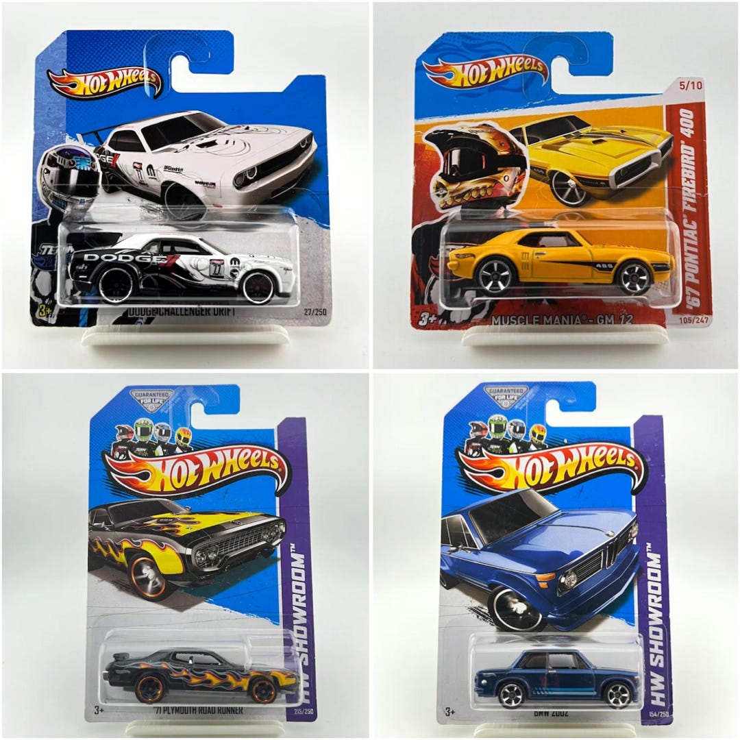 HOT WHEELS Bundle Old - Dodge Challenger - Pontiac Firebird - Plymouth ...