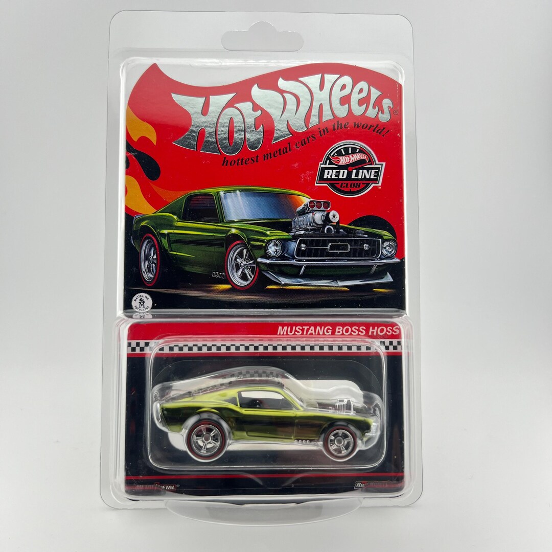 HOT WHEELS RLC Mustang Boss Hoss - Limited / Red Line Club - 2021 ...