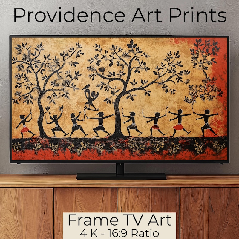 Indian Warli Art Digital - Etsy UK