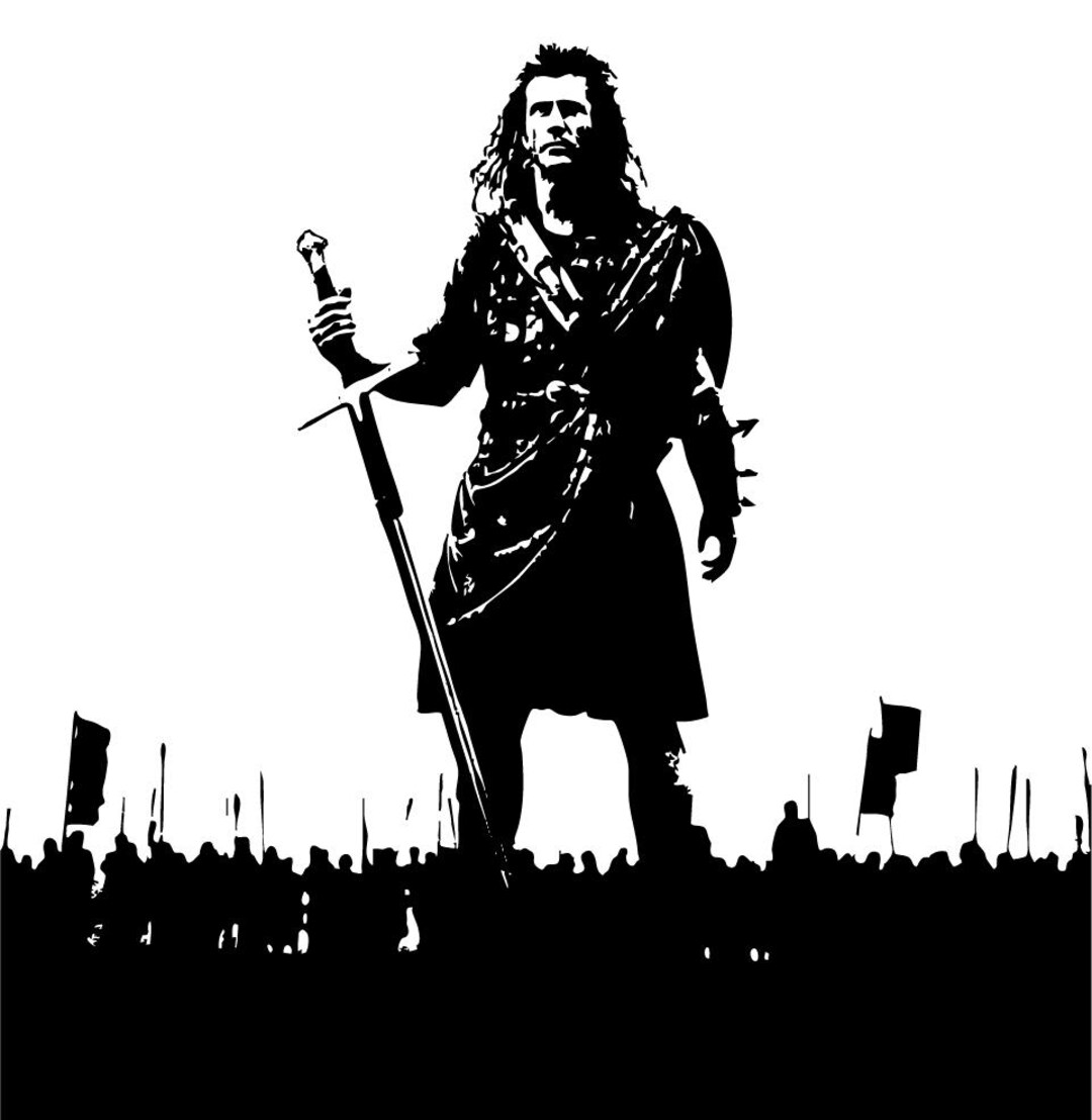 Braveheart Vector File - Etsy