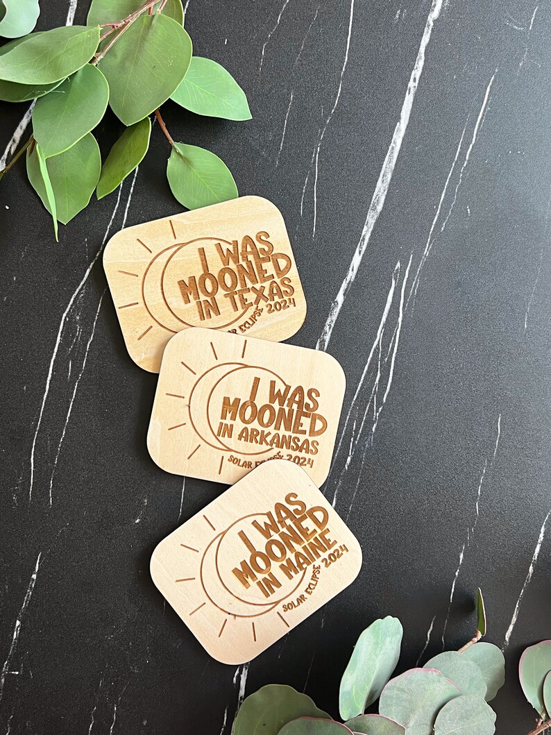 Funny Eclipse Magnet With State - 2024 Custom Total Solar Ecplipse ...