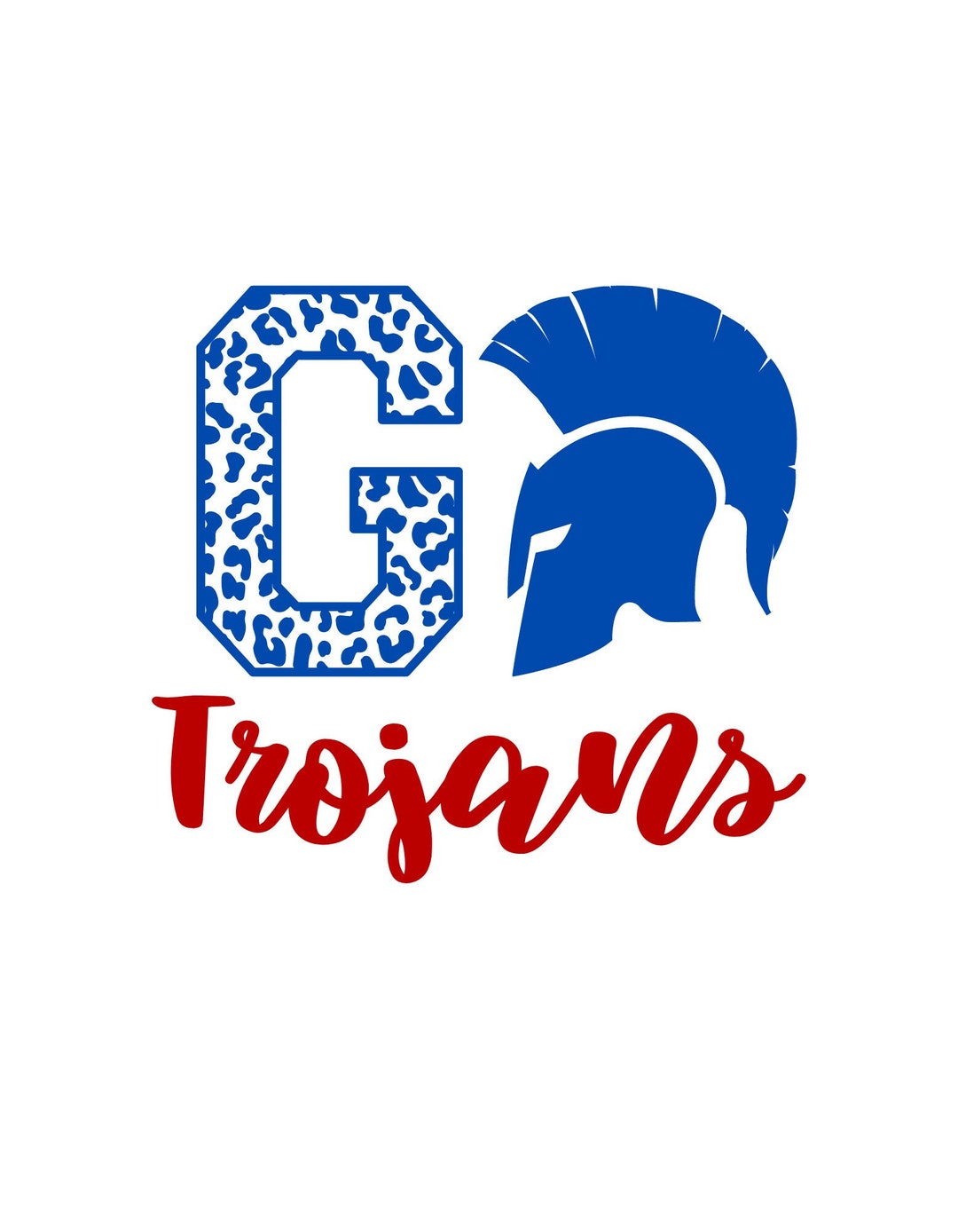 Trojans School Mascot PNG, PDF, SVG File Download - Etsy